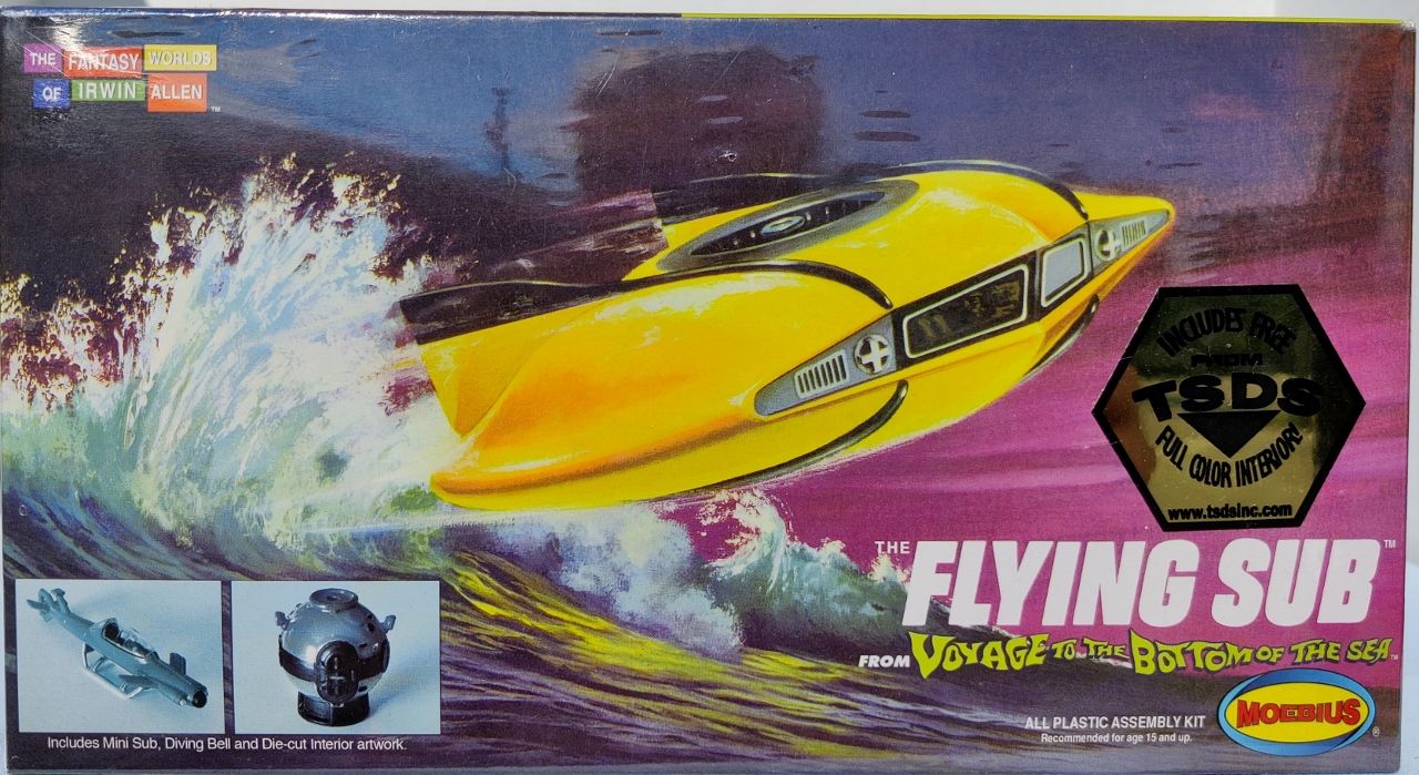 Moebius "Voyage To The Bottom Of The Sea" The Flying Sub - Spotlight ...