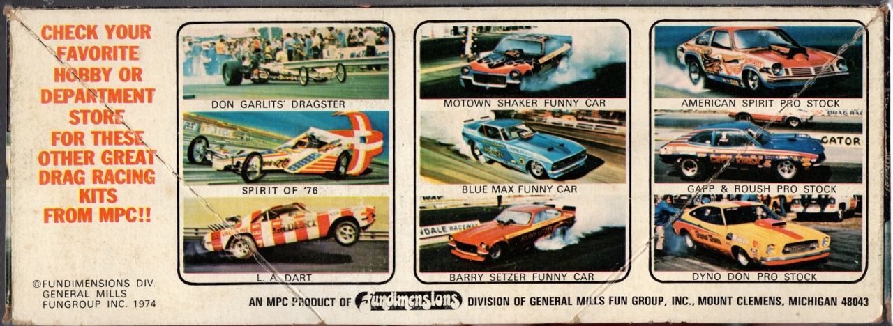 MPC Gapp & Roush Ford Pinto Pro Stock - Spotlight Hobbies