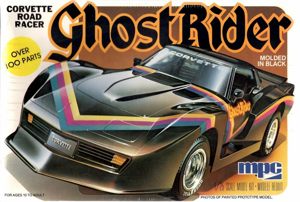 MPC "Ghost Rider" Custom 1982 Chevy Corvette Road Racer / Street ...