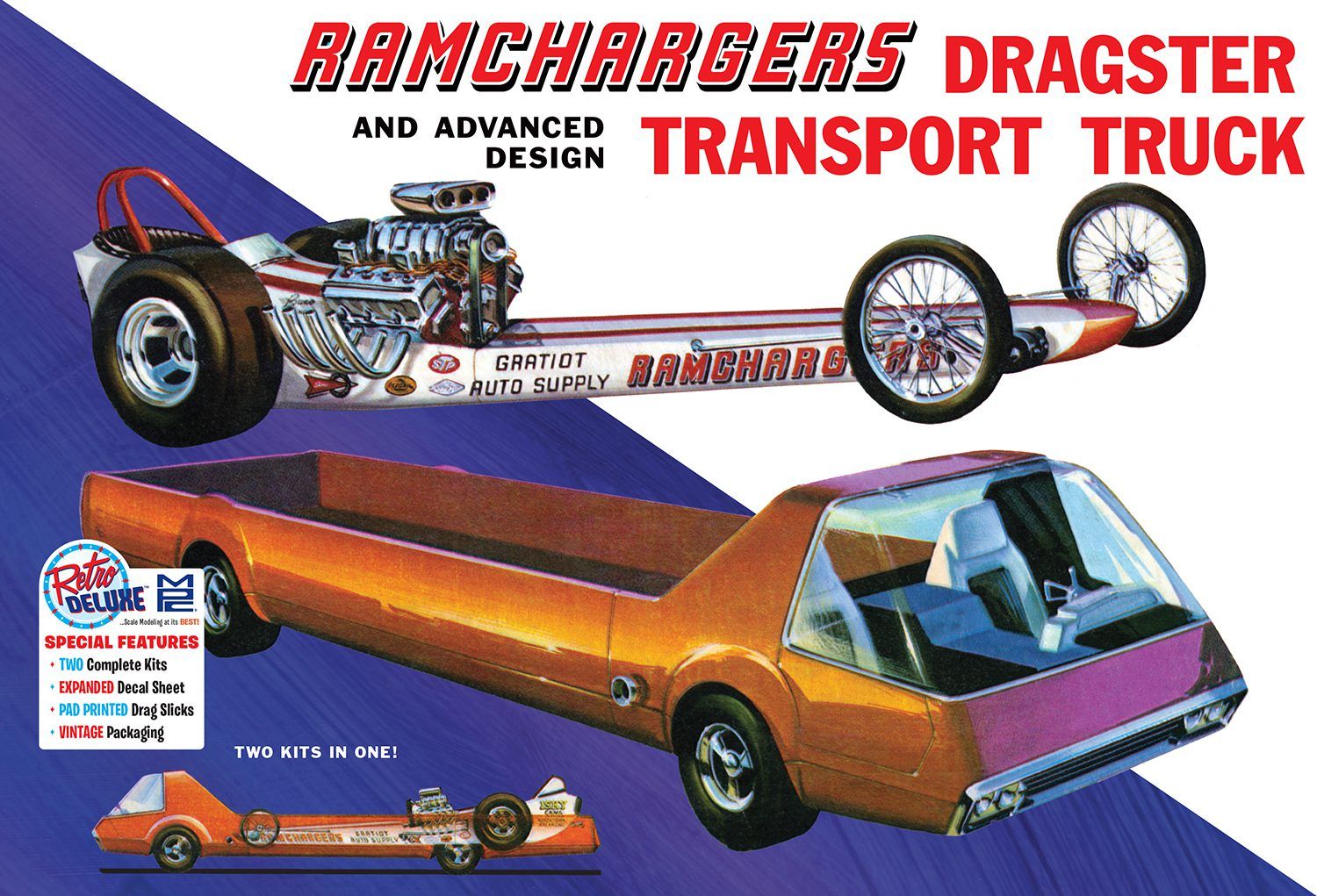 MPC Ramchargers Dragster and Transport Car Hauler Truck - Spotlight Hobbies