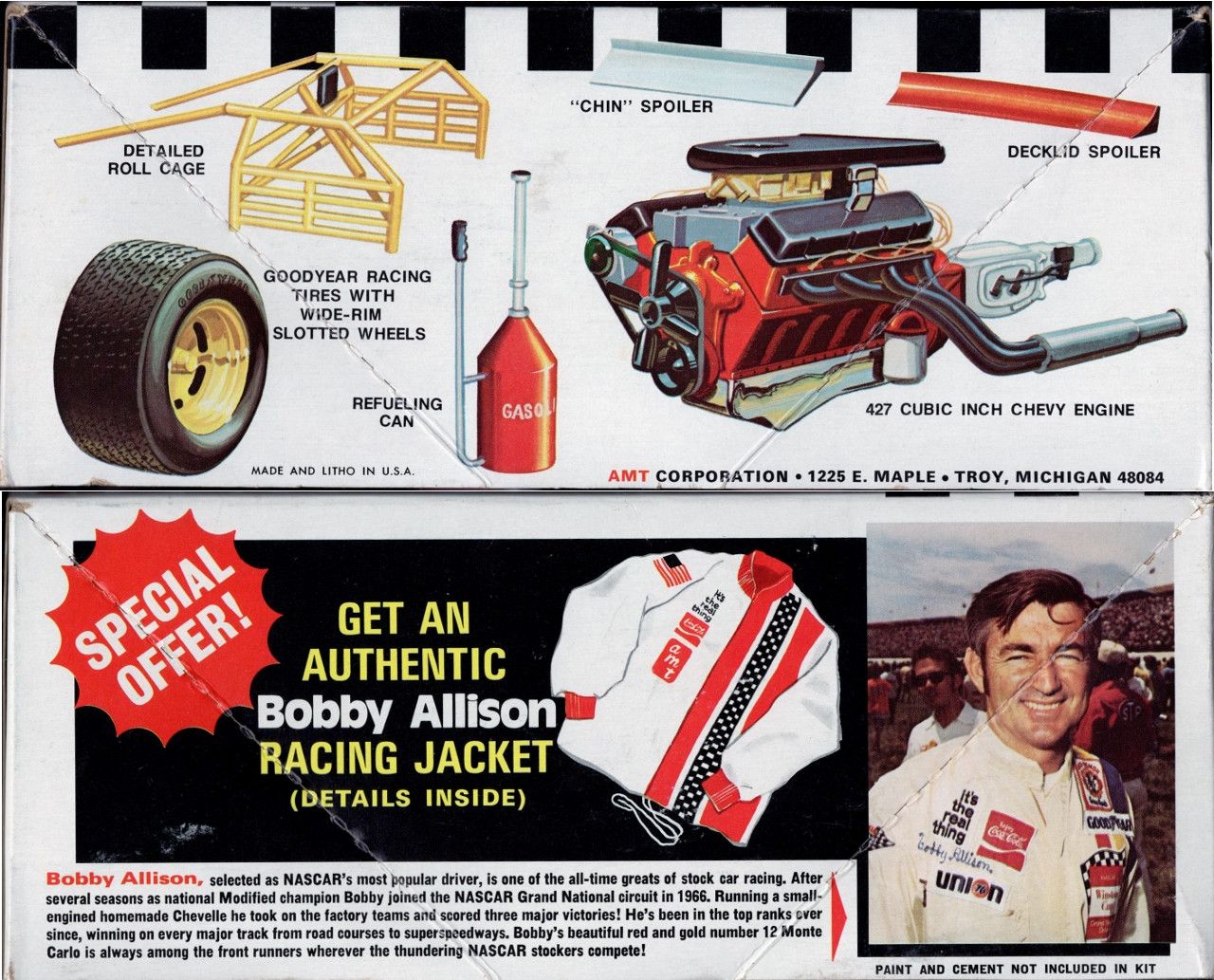 AMT Bobby Allison #12 "Coca Cola" 1972 Chevy Monte Carlo, Original ...