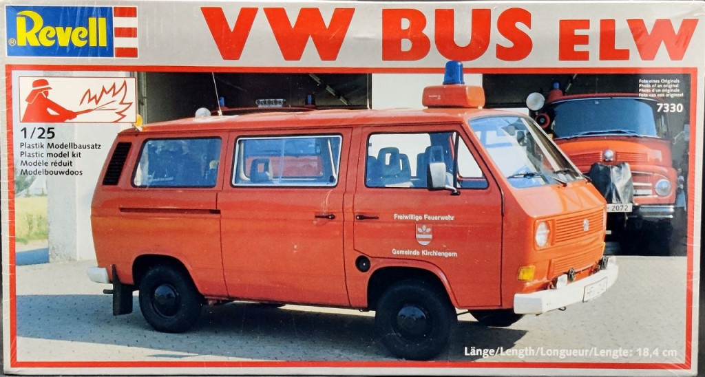 Revell Of Germany VW Volkswagen Bus ELW Fire - Spotlight Hobbies