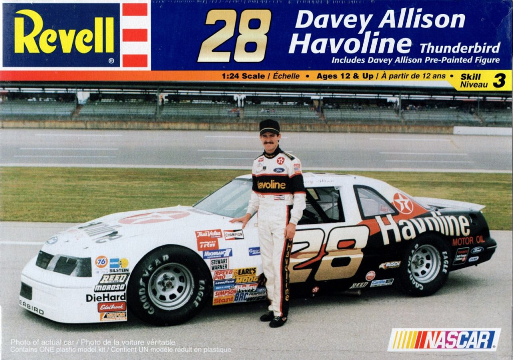 Revell (Monogram) Davey Allison #28 "Havoline" Black/White 1993 Ford ...