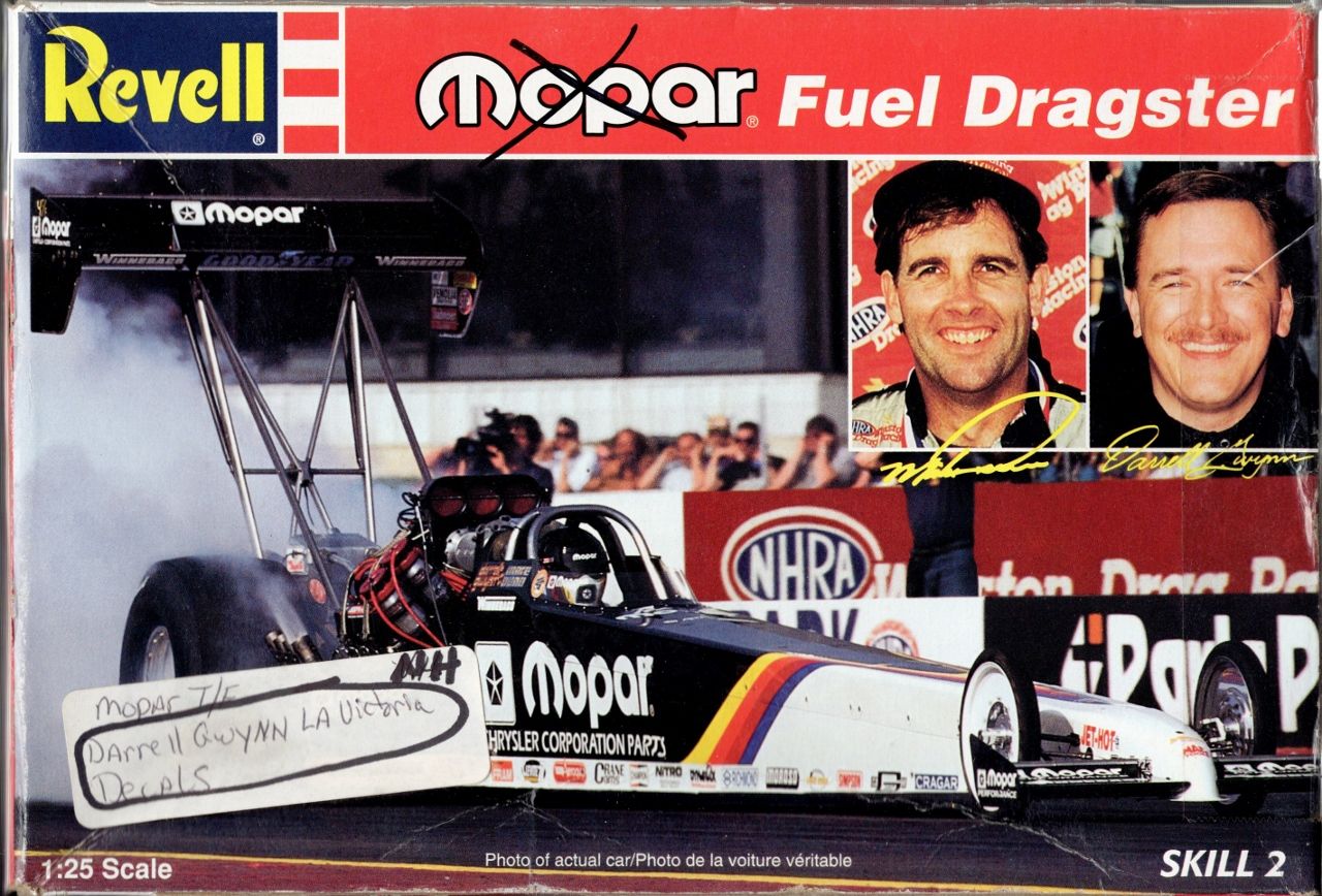Revell Darrell Gwynn "La Victoria/Winnebago" 1997 Rear Engine Top Fuel ...