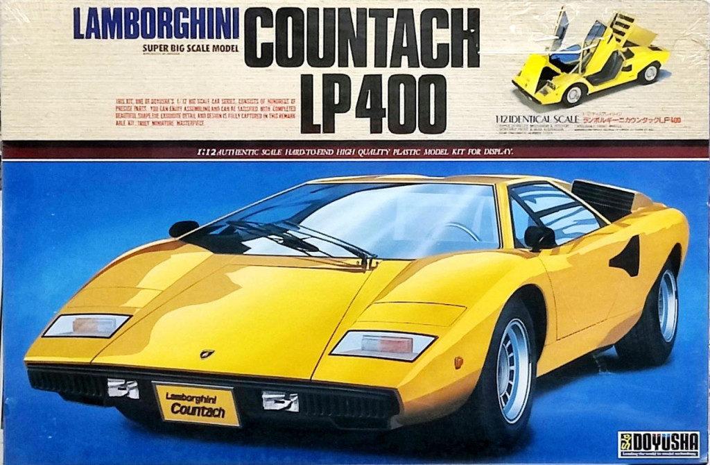 Doyusha Lamborghini Countach LP400, 1/12 Scale - Spotlight Hobbies