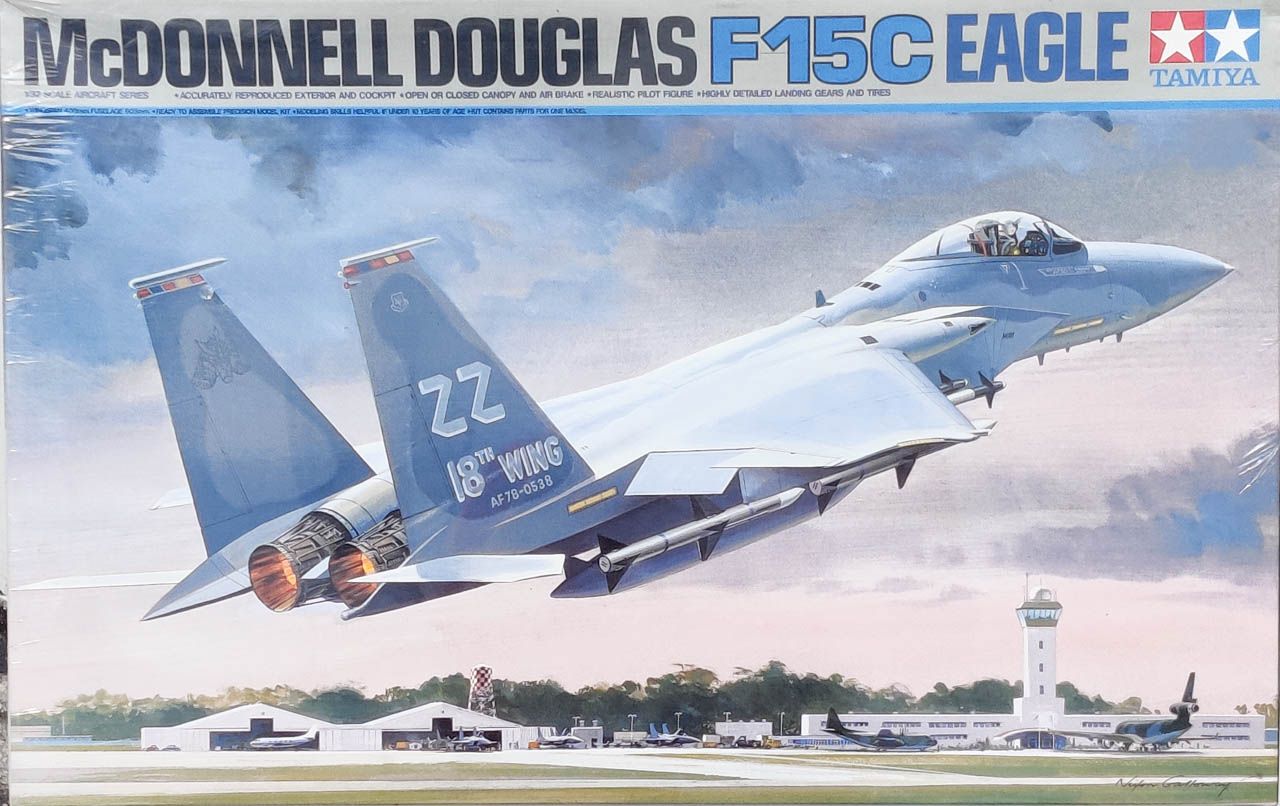 Tamiya McDonnell Douglas F15C Eagle USAF Jet Fighter Aircraft - 1/32 ...