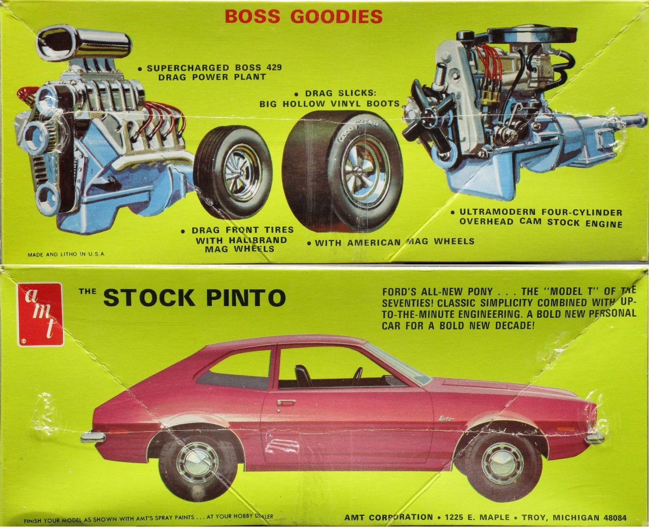 AMT 1971 Ford Pinto, Stock or Drag - Spotlight Hobbies