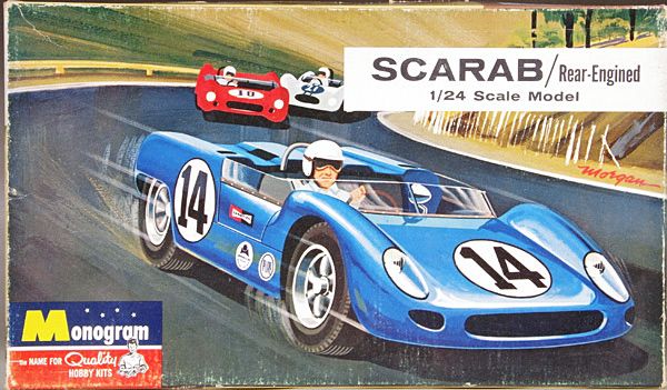 Monogram Scarab Rear Engined Racer, 1965 Issue - Spotlight Hobbies