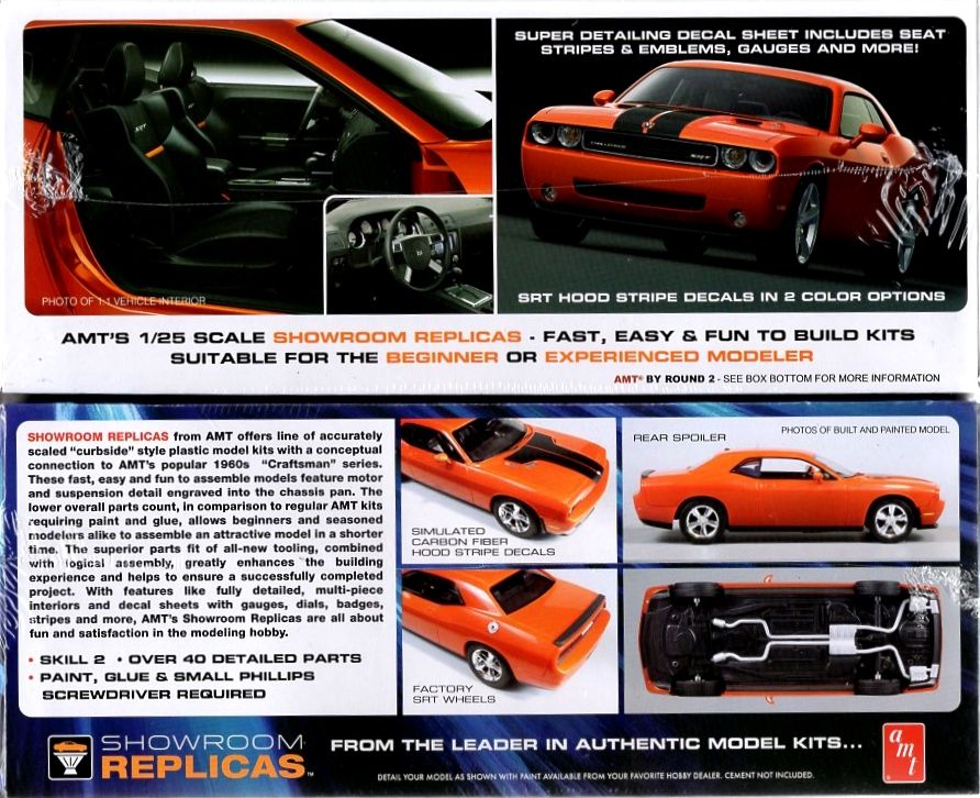 AMT 2008 Dodge Challenger SRT8 "Showroom Replicas" Curbside Model ...