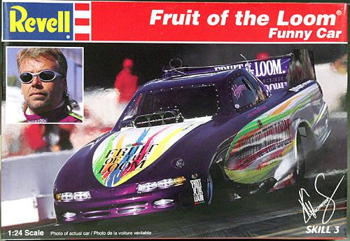 Revell K.C. Spurlock "Fruit of the Loom" 1995 Dodge Avenger Funny Car ...