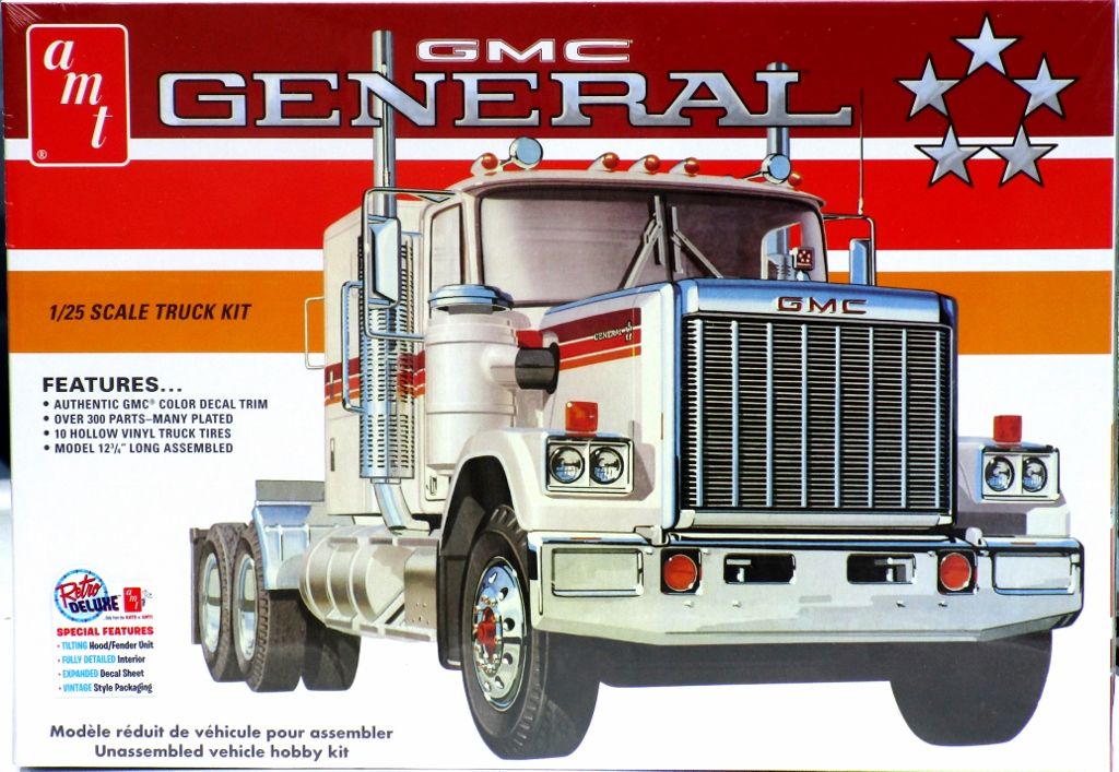 AMT GMC General Conventional Semi Truck Tractor with Sleeper ...