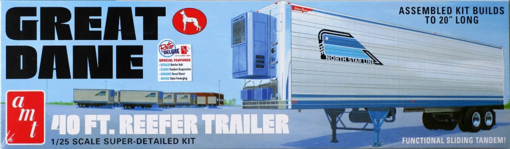 AMT Great Dane 40 Ft. Reefer Semi Trailer - Spotlight Hobbies