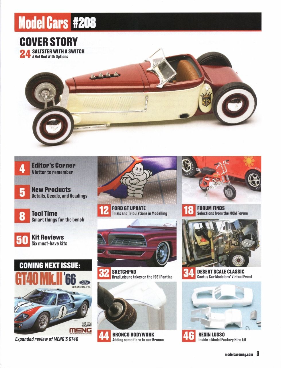 Model Cars Magazine, Back Issue #208 - Spotlight Hobbies