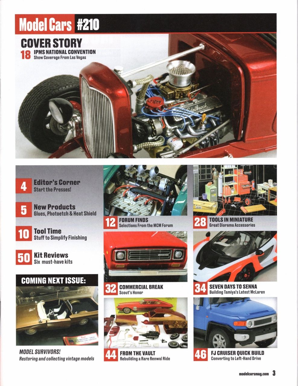 Model Cars Magazine, Back Issue #210 - Spotlight Hobbies
