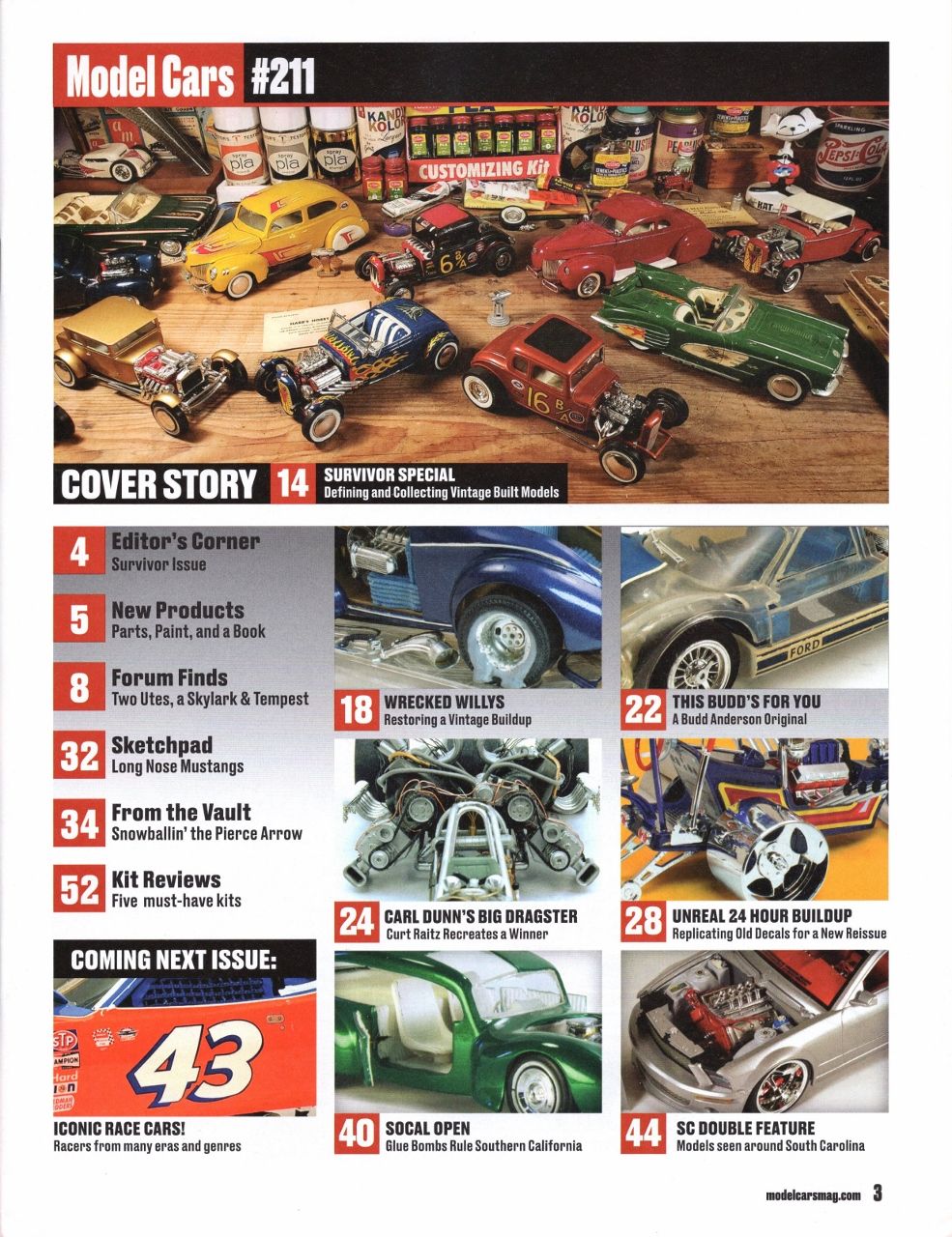 Model Cars Magazine, Back Issue #211 - Spotlight Hobbies