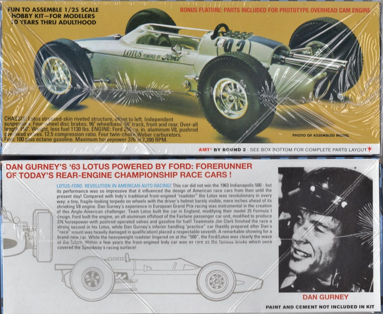 AMT 1963 Lotus Racer, Dan Gurney #93 - Spotlight Hobbies