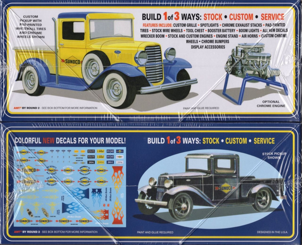 AMT 1934 Ford Pickup Truck - Stock, Custom or Service - Spotlight Hobbies