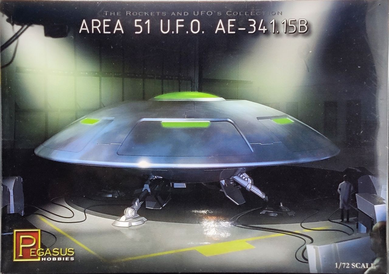 Pegasus Area 51 U.F.O. AE-341.15B, 1/72 Scale - Spotlight Hobbies