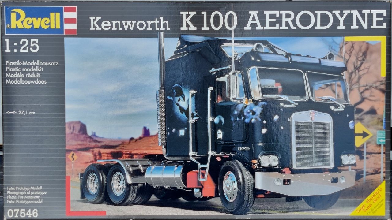 Revell Of Germany Kenworth K100 Aerodyne Cabover Semi Tractor Truck ...