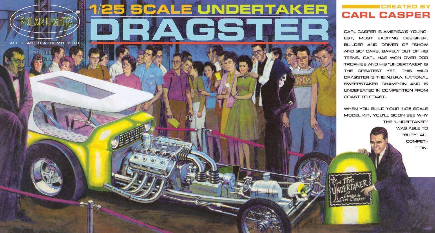 Polar Lights Carl Casper "Undertaker" Custom Dragster with Display ...