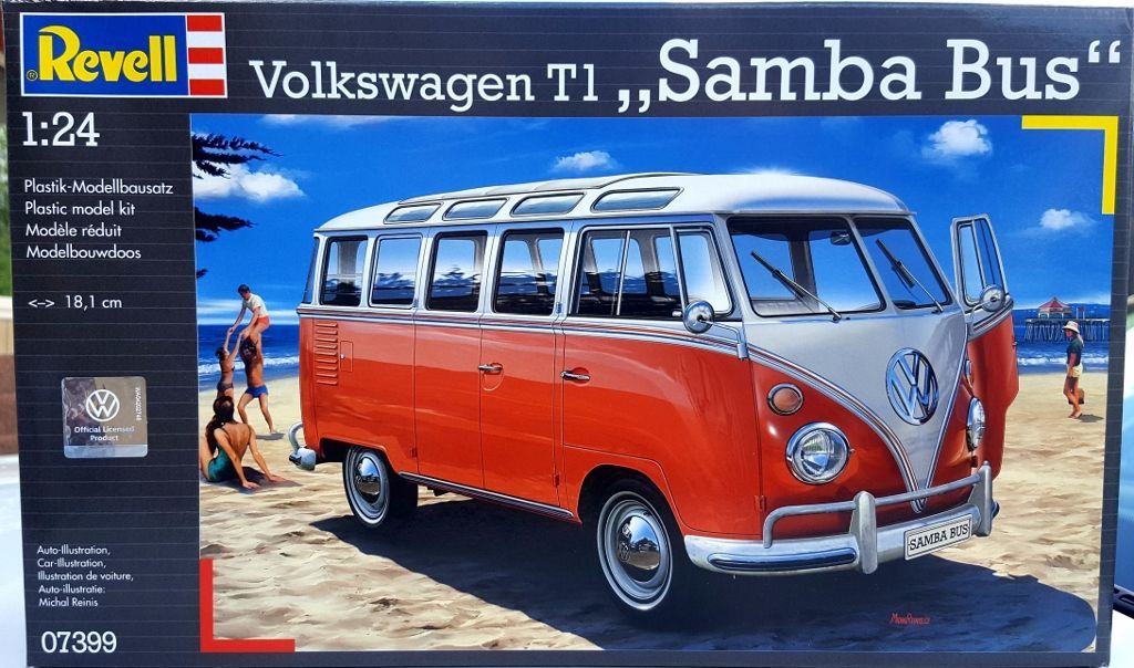 Revell Of Germany 1960's Volkswagen VW T1 Samba Bus Van - Spotlight Hobbies