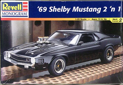 Revell 1969 Shelby 500 Ford Mustang Fastback 428 Cobra Jet 2 'n 1 ...