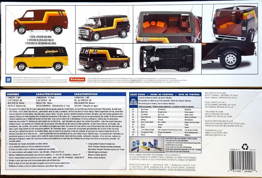 Revell 1976 Chevy Custom Van - Spotlight Hobbies