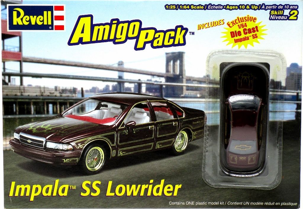 Revell 1996 Chevy Impala SS Lowrider "Amigo Pack", with similar 1/64 ...