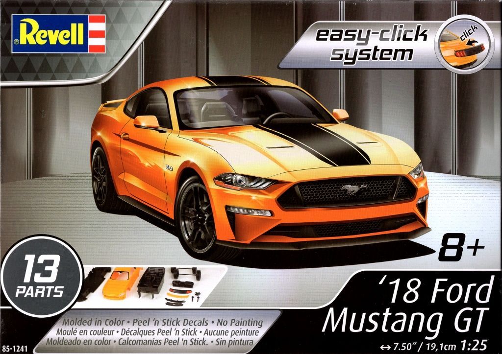 Revell 2018 Ford Mustang GT - Easy Click System - Spotlight Hobbies