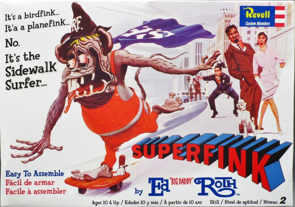 Revell Ed "Big Daddy" Roth "Superfink" On His Skateboard Caricature ...