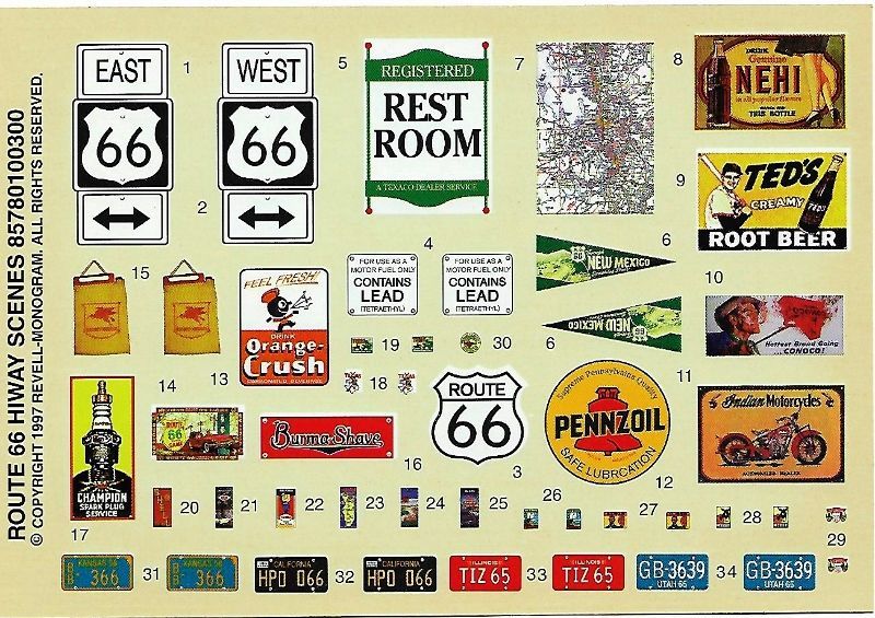 Revell/Monogram 1957 Chevy Nomad Street Machine with Die-Cut Ed's Gas ...