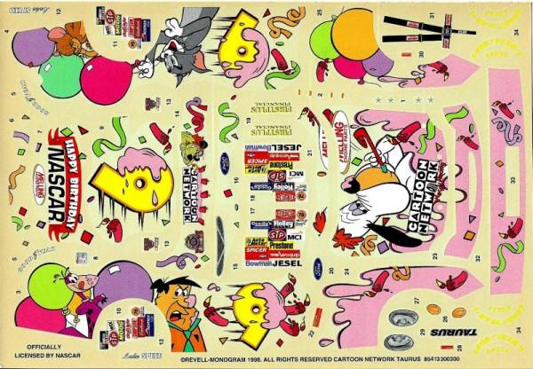 Revell/Monogram Lake Speed #9 "Cartoon Network Birthday" 1998 Ford ...