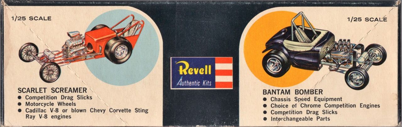 Revell "Scarlet Screamer" Front Engine Dragster and "Bantam Bomber ...