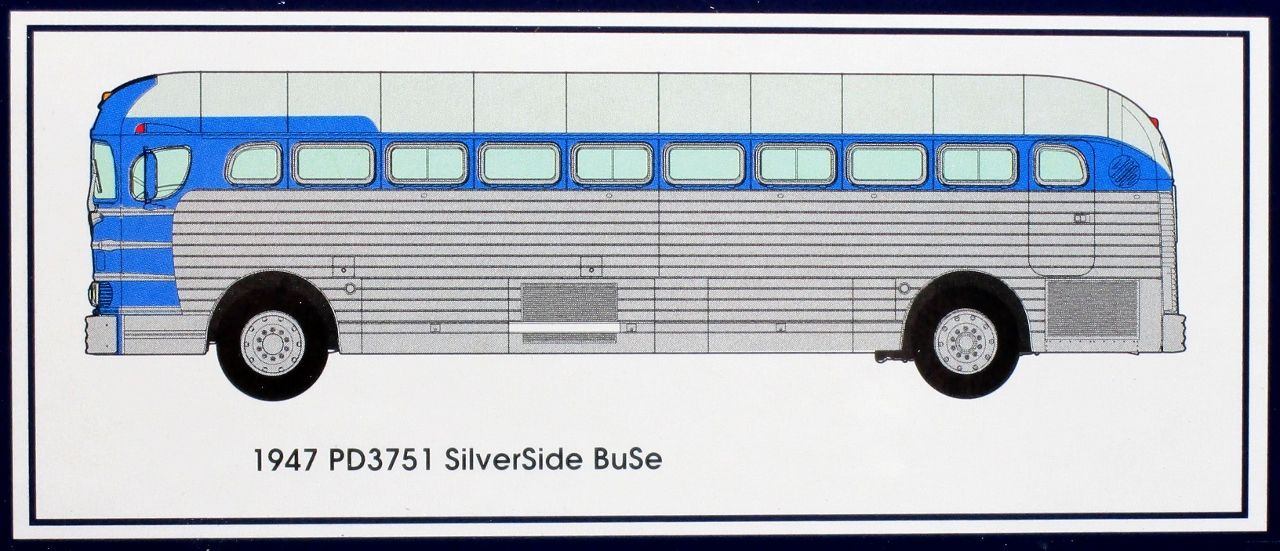 Roden 1947 GMC PD3751 Silverside Greyhound Bus - 1/35 Scale - Spotlight ...