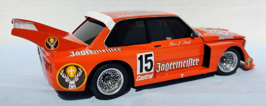 Tamiya BMW 320i Gr.5 Jägermeister Built Kit - Spotlight Hobbies