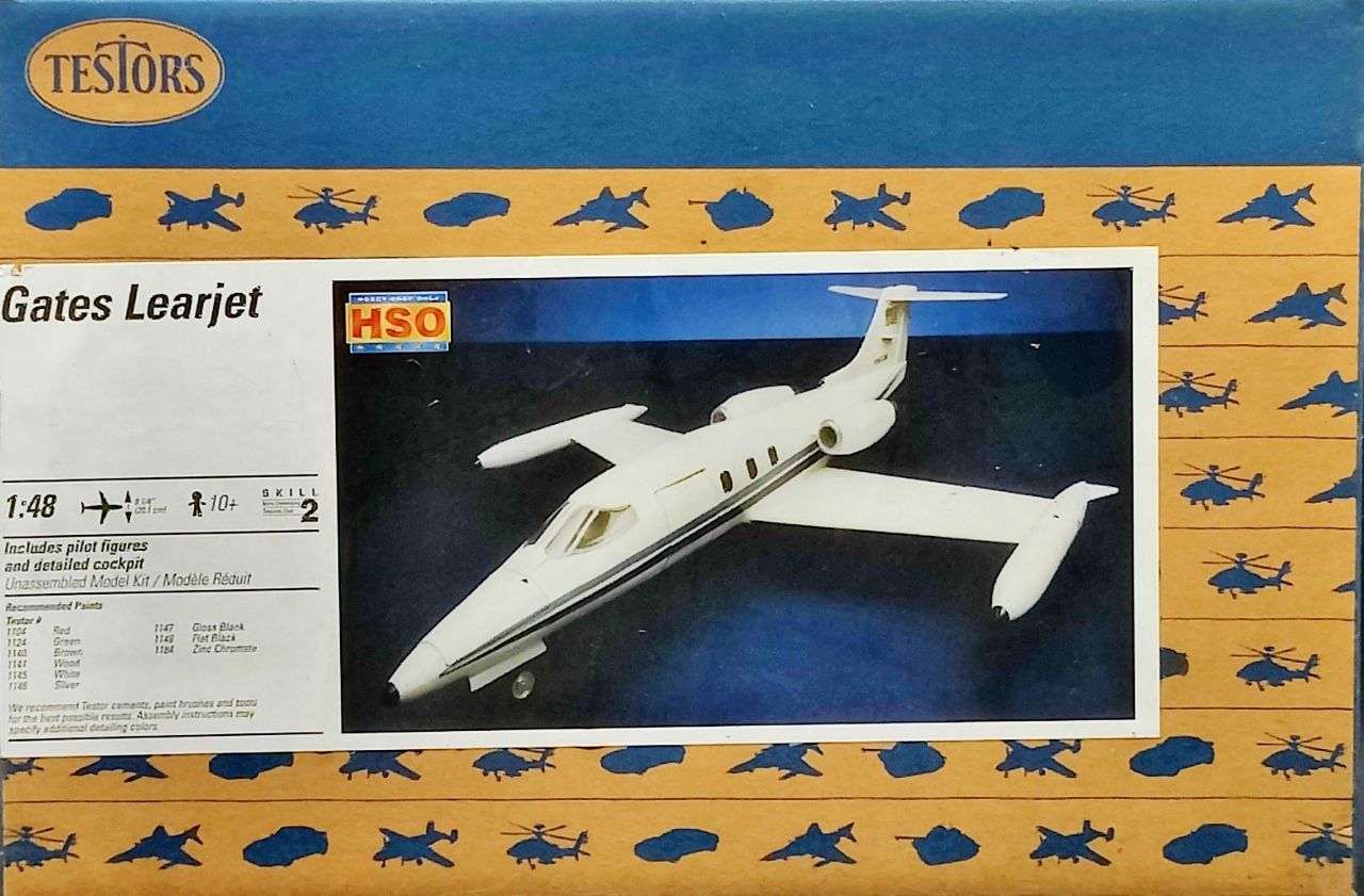 Testors Gates Learjet - 1/48 Scale - Spotlight Hobbies