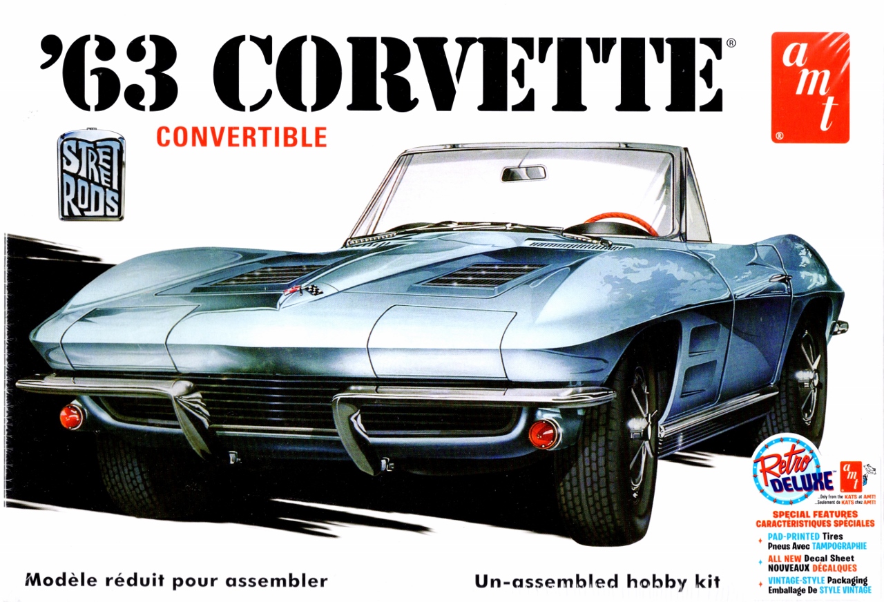 AMT 1963 Chevy Corvette Convertible - Spotlight Hobbies
