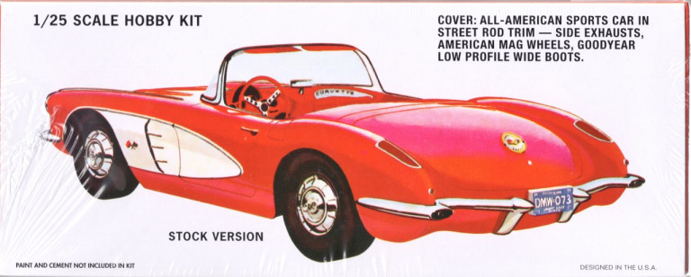 AMT 1960 Chevy Corvette - Stock or Custom - Spotlight Hobbies