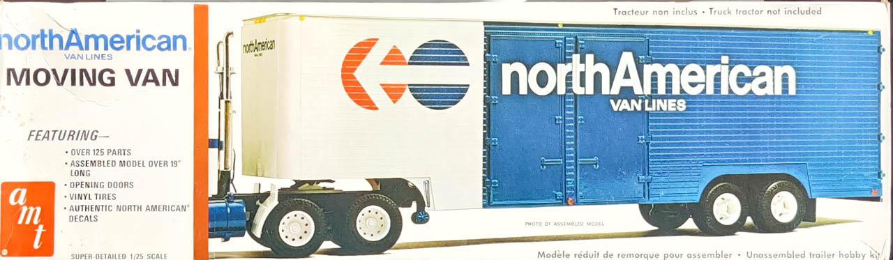AMT "northAmerican Van Lines" Moving Van Semi Trailer - Spotlight Hobbies