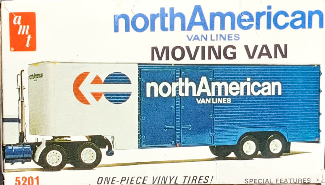 AMT "northAmerican Van Lines" Moving Van Semi Trailer - Spotlight Hobbies