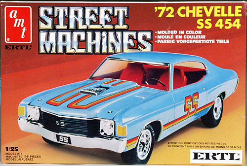 AMT 1972 Chevy Chevelle SS 454 Hardtop - Stock, Drag or Street Machine ...