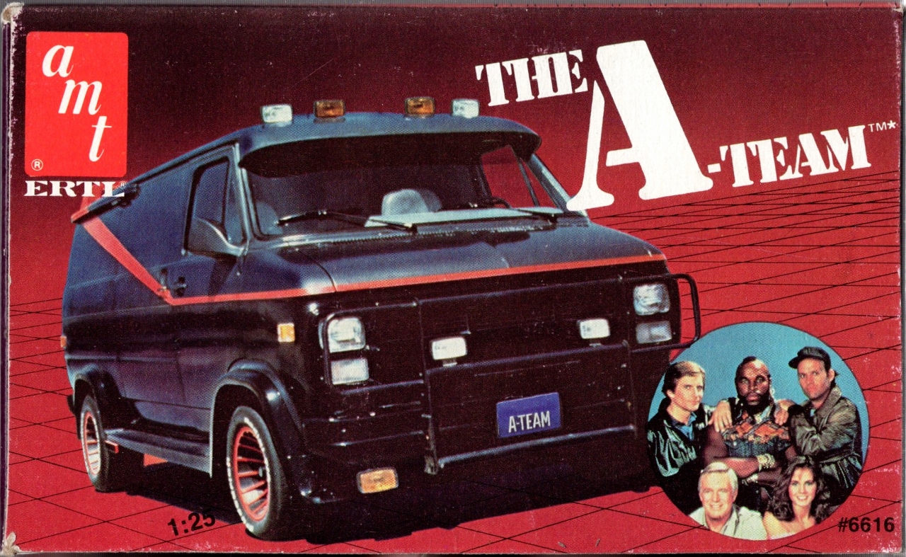 AMT "The A-Team" GMC Van with Mr. T Figure - Spotlight Hobbies