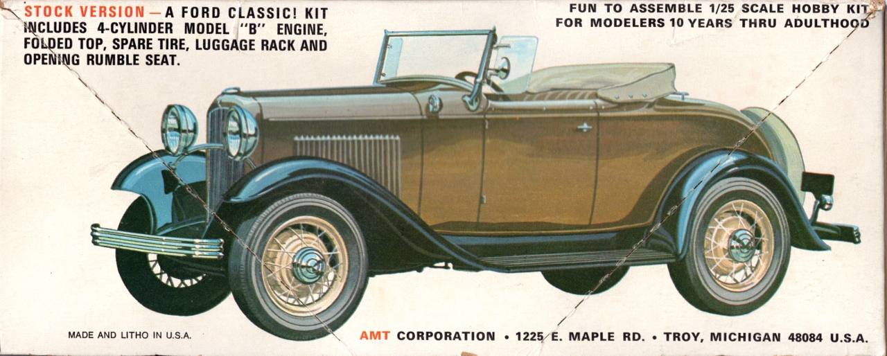 AMT 1932 Ford Roadster - Stock or Street Rod - Spotlight Hobbies