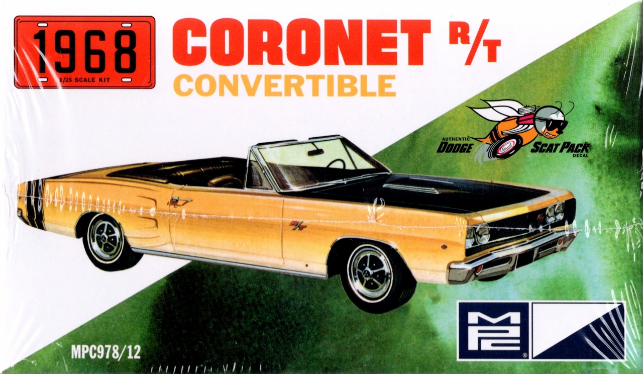 MPC 1968 Dodge Coronet Convertible with Trailer - Spotlight Hobbies