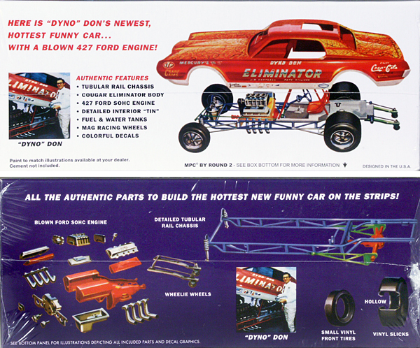 MPC "Dyno Don" Nicholson "Eliminator" 1968 Mercury Cougar Funny Car ...