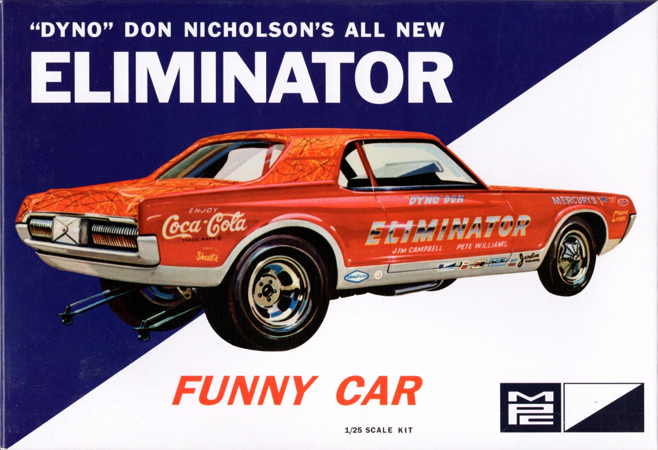 MPC "Dyno Don" Nicholson "Eliminator" 1968 Mercury Cougar Funny Car ...
