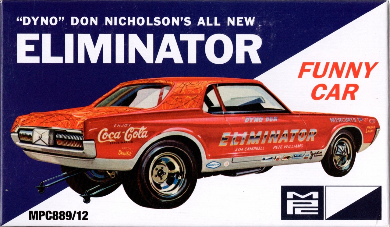 MPC "Dyno Don" Nicholson "Eliminator" 1968 Mercury Cougar Funny Car ...