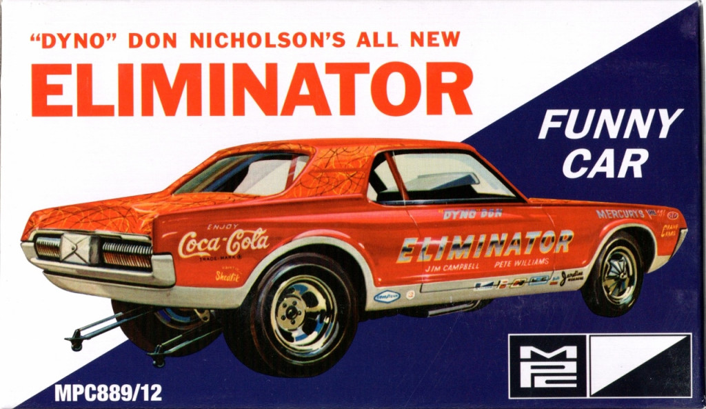 MPC "Dyno Don" Nicholson "Eliminator" 1968 Mercury Cougar Funny Car ...