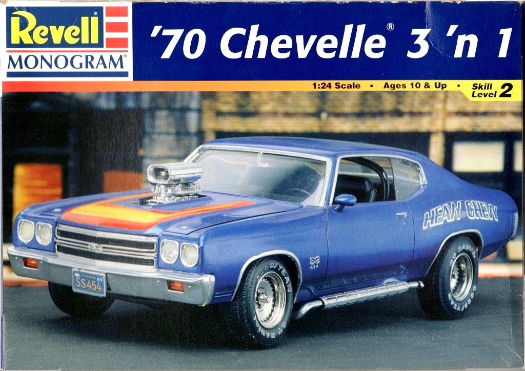 Revell/Monogram 1970 Chevy Chevelle SS 454 Hardtop "Heavy Chevy ...