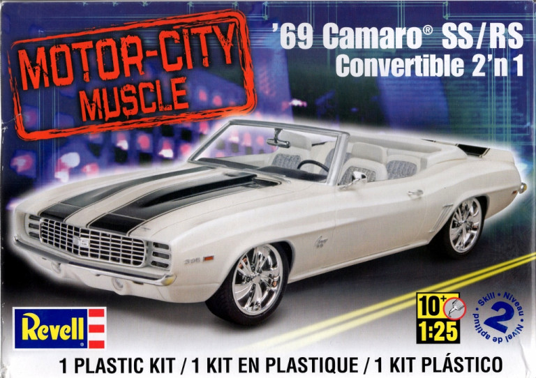 Revell 1969 Chevy Camaro SS/RS 396 Convertible - Spotlight Hobbies